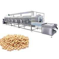 China Industrial Microwave Grain Dryer 30000W Continuous Drying and Sterilization Machine 13120mm for sale