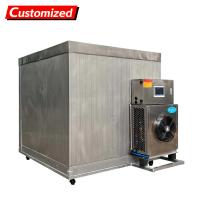 China Custom Commercial Heat Pump Fruit Dryer 10-75°C Energy Saving PLC Controlled Drying Equipment for sale