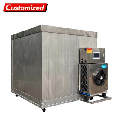 China Custom Commercial Heat Pump Fruit Dryer 10-75°C Energy Saving PLC Controlled Drying Equipment for sale