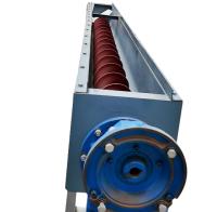 China Stainless Steel Screw Auger Conveyor 220V 2-4kW Adjustable Speed for Grain Feed Powder Granules for sale
