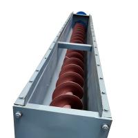 China Stainless Steel Screw Auger Conveyor 220V 2-4kW Adjustable Speed for Grain Feed Powder Granules for sale