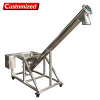China Custom Food Grade Stainless Steel Screw Conveyor 220V 380V for Powder Granule Transport for sale
