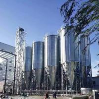 China Customizable Galvanized Steel Feed Tower with 3-50 Ton Capacity for Automated Livestock Farming for sale