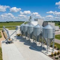 China Customizable Galvanized Steel Feed Tower with 3-50 Ton Capacity for Automated Livestock Farming for sale
