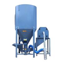China Custom 300-2000 Kg/H High Output Vertical Feed Crusher Mixer for Poultry Livestock Grain Feed Processing for sale