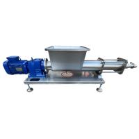 China Custom Food Grade SUS304 Stainless Steel High-Accuracy Screw Pump for Juice Pulp Wine Grape Conveying for sale