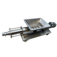 China Custom Food Grade SUS304 Stainless Steel High-Accuracy Screw Pump for Juice Pulp Wine Grape Conveying for sale