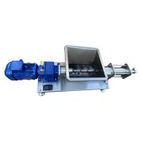 China Custom Food Grade SUS304 Stainless Steel High-Accuracy Screw Pump for Juice Pulp Wine Grape Conveying for sale