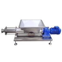 China Custom Food Grade SUS304 Stainless Steel High-Accuracy Screw Pump for Juice Pulp Wine Grape Conveying for sale