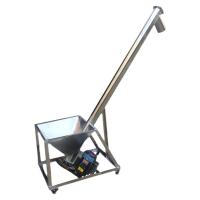 China Custom Stainless Steel High-Accuracy Screw Auger Feeder with Inclined Hopper for Dry Powder Handling for sale