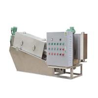 China Stainless Steel Screw Press Liquid-Solid Separator for High Efficiency Sludge Dewatering with 7500L/Hour Capacity for sale