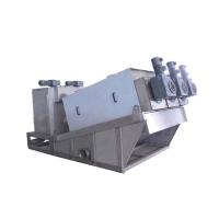 China Stainless Steel Screw Press Liquid-Solid Separator for High Efficiency Sludge Dewatering with 7500L/Hour Capacity for sale