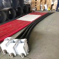China Customized 100mm 1T/H Flexible Tube Screw Conveyor for Grain Sand Cement Powder Conveying for sale
