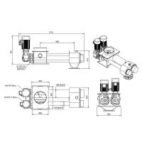 China High-Accuracy Twin-Screw Metering Feeder with Custom Size and Variable Frequency Drive for Powders & Granules for sale