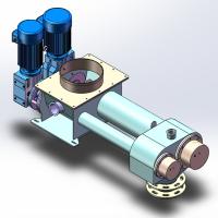 China High-Accuracy Twin-Screw Metering Feeder with Custom Size and Variable Frequency Drive for Powders & Granules for sale