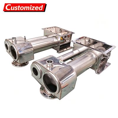 China High-Accuracy Twin-Screw Metering Feeder with Custom Size and Variable Frequency Drive for Powders & Granules for sale