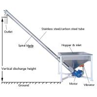 China Custom Stainless Steel High-Accuracy Screw Auger Feeder with Adjustable Conveying Speed for Feed, Seed, Salt, Flour for sale