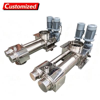 China High-Accuracy Customizable Stainless Steel Twin Screw Powder Dosing Feeder for Precise Powder Batching for sale