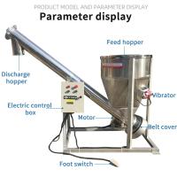 China Custom Stainless Steel High-Accuracy Inclined Screw Conveyor for Food Powder & Particles for sale