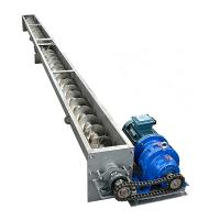 China Stainless Steel High Efficiency Customized Screw Auger Conveyor for Bulk Material Transport for sale