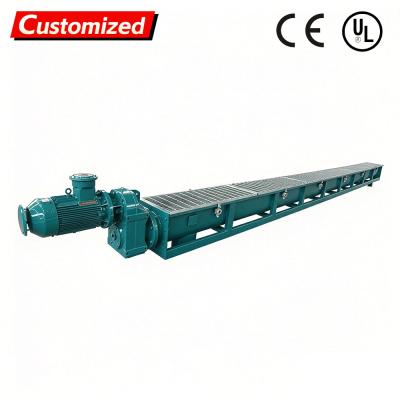 China Custom Length Stainless Steel Screw Conveyor with Adjustable Angle for Industrial Screw Auger Applications for sale