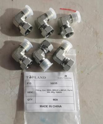 China Tesco Elbow Tube Fitting Pn 354 Fitting 90elb 8mjic X 8fjic Top Drive Spare Parts for sale