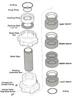 China Varco Top Drive Parts Wash Pipe Assembly for Drilling and Well Servicing Operations Various Sizes for sale