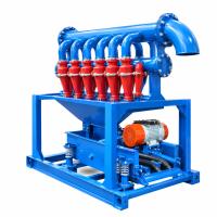 China Desilter Cleaner for Third-Stage Solids Control with 20 to 40 μm Particle Removal and 100 mm Hydrocyclone Cone for sale