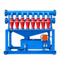 China Desilter Cleaner for Third-Stage Solids Control with 20 to 40 μm Particle Removal and 100 mm Hydrocyclone Cone for sale