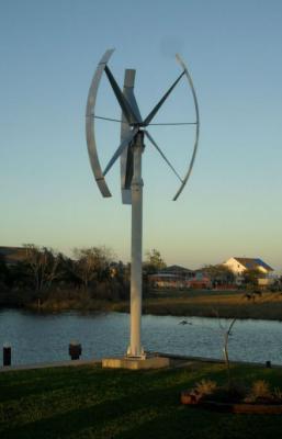 China Off-Grid Power Solution: Quiet Residential 3kW Vertical Axis Wind Turbine Kit with Battery for sale