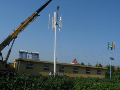 China High-Efficiency 1-2kW Vertical Axis Wind Turbine with Low Startup Wind Speed and Magnetic Suspension Structure for Residential Use for sale