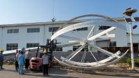 China 20kW Vertical Axis Wind Turbine with Low Wind Speed Start (3.8m/s) and Quiet Operation for sale