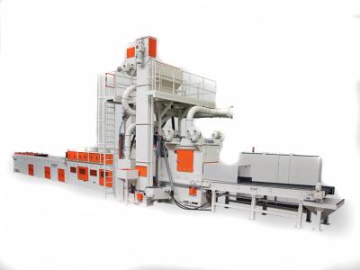 China Wire Mesh Belt Shot Blasting Machine For Thin Walled Castings And Fragile Iron for sale