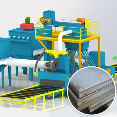 China Shot Blasting Machine For Frame And Steel Plate Cleaning for sale