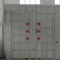 China High Efficiency Shot Blasting Booth / Painting Room Manually Sandblasting Type for sale