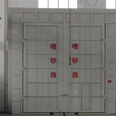 China Dust Free Sand Blasting Booth Painting Room , Grit Blasting Booth Equipment for sale