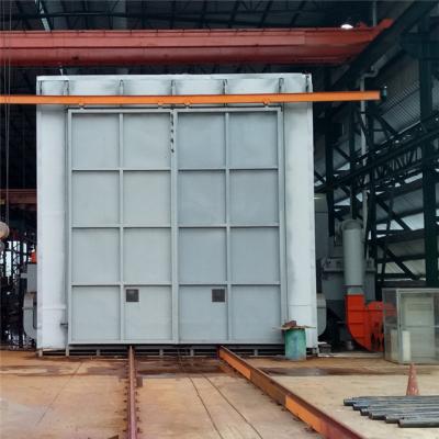 China Recycling Type Shot Blasting Chamber , Industrial Blast Cabinet For Castings Surface Cleaning for sale