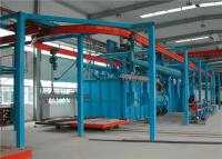 China Overhead Chain Continuous Hanger Type Shot Blasting Machine For Heat Treated Forgings for sale