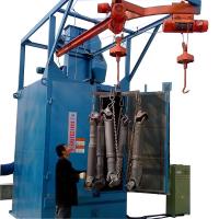 China Hanging Hooks Shot Blast Cleaning Machine , Large Sandblasting Equipment for sale