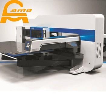 China AMD-357 Servo Punch Press Equipment With Independent Cutting Table System for sale