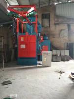 China Overhead Rail Hook Shot Blasting Machine High Efficiency For Oil Tank Propane Tank for sale