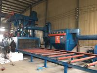 China Dust Cleaning Roller Conveyor Shot Blasting Machine With Abrasive Recycling System for sale