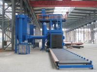 China Industrial Automatic Blasting Machine , Abrasive Blasting Equipment Roller Conveying Pass Through for sale