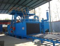 China Industrial Automatic Blasting Machine , Abrasive Blasting Equipment Roller Conveying Pass Through for sale
