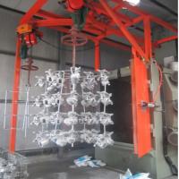 China Rail Hook Type Shot Blasting Machine , Overhead Industrial Dustless Blasting Equipment for sale