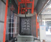 China LPG Cylinder Cleaning Hook Type Shot Blasting Machine PLC Electrical Control , Non - Pit for sale