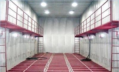 China Manual Sand Blasting Room / Booth Heavy Duty With Screw Recycling System for sale