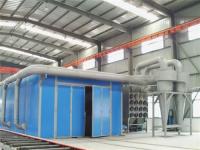 China Professional Sandblasting Booths Equipment With Pneumatic Recovery System for sale