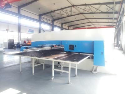 China Popular Cnc Punch Press Machine , Sheet Metal Perforating Machine Rotary Tooling Stations for sale