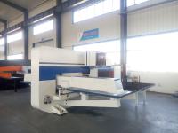 China Repositioning Cnc Punching Machine With Amada Tools Turret Punching Fanuc Control for sale